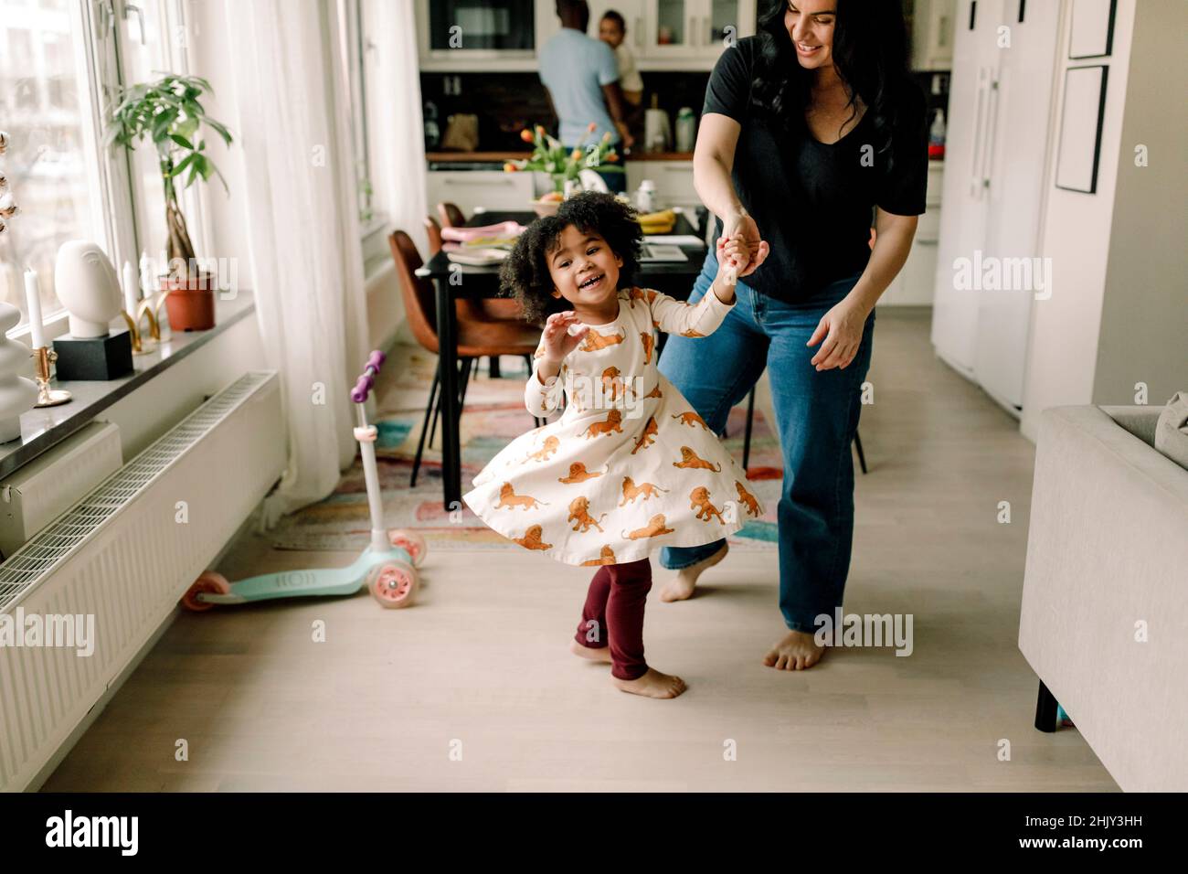 Young boys dancing in the kitchen hi-res stock photography and images ...