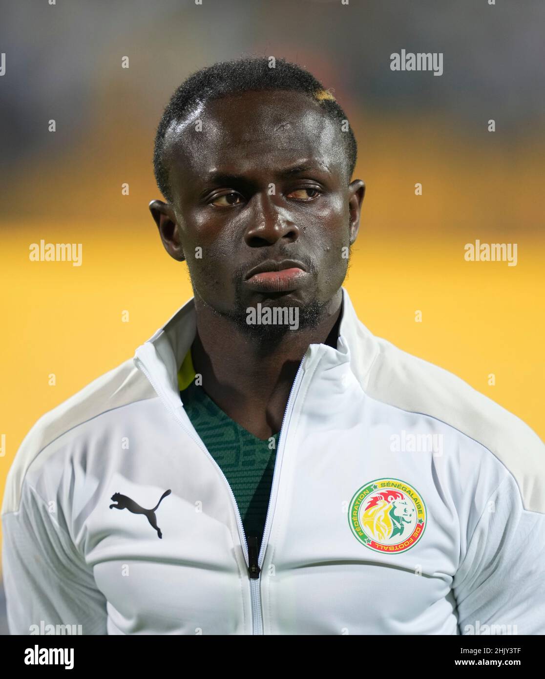 Yaounde, Cameroon, January, 30, 2022: Sadio Mané of Senegal during Senegal versus Equatorial ...
