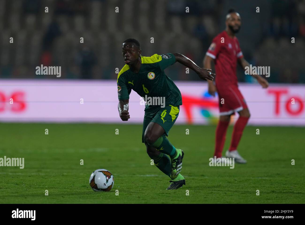 Yaounde, Cameroon, January, 30, 2022: Nampalys Mendy of Senegal during Senegal versus Equatorial ...