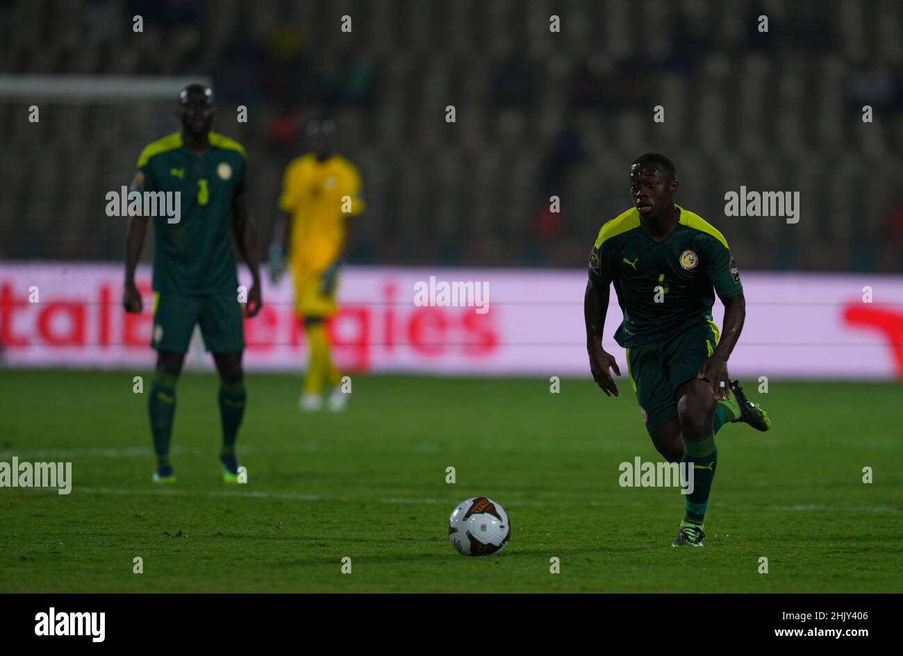 Yaounde, Cameroon, January, 30, 2022: Nampalys Mendy of Senegal during Senegal versus Equatorial ...