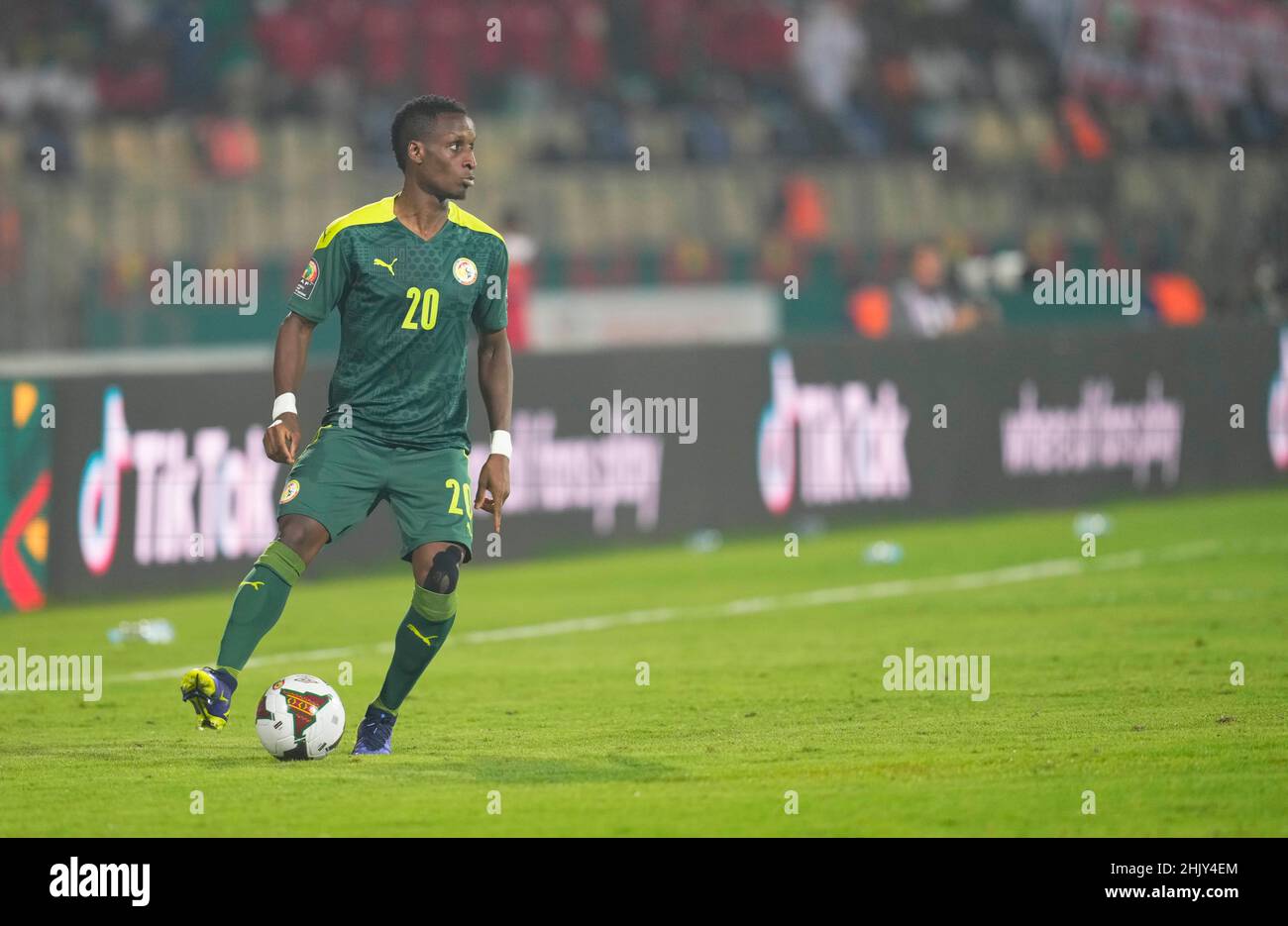 Yaounde, Cameroon, January, 30, 2022: Bouna Sarr of Senegal during Senegal versus Equatorial ...