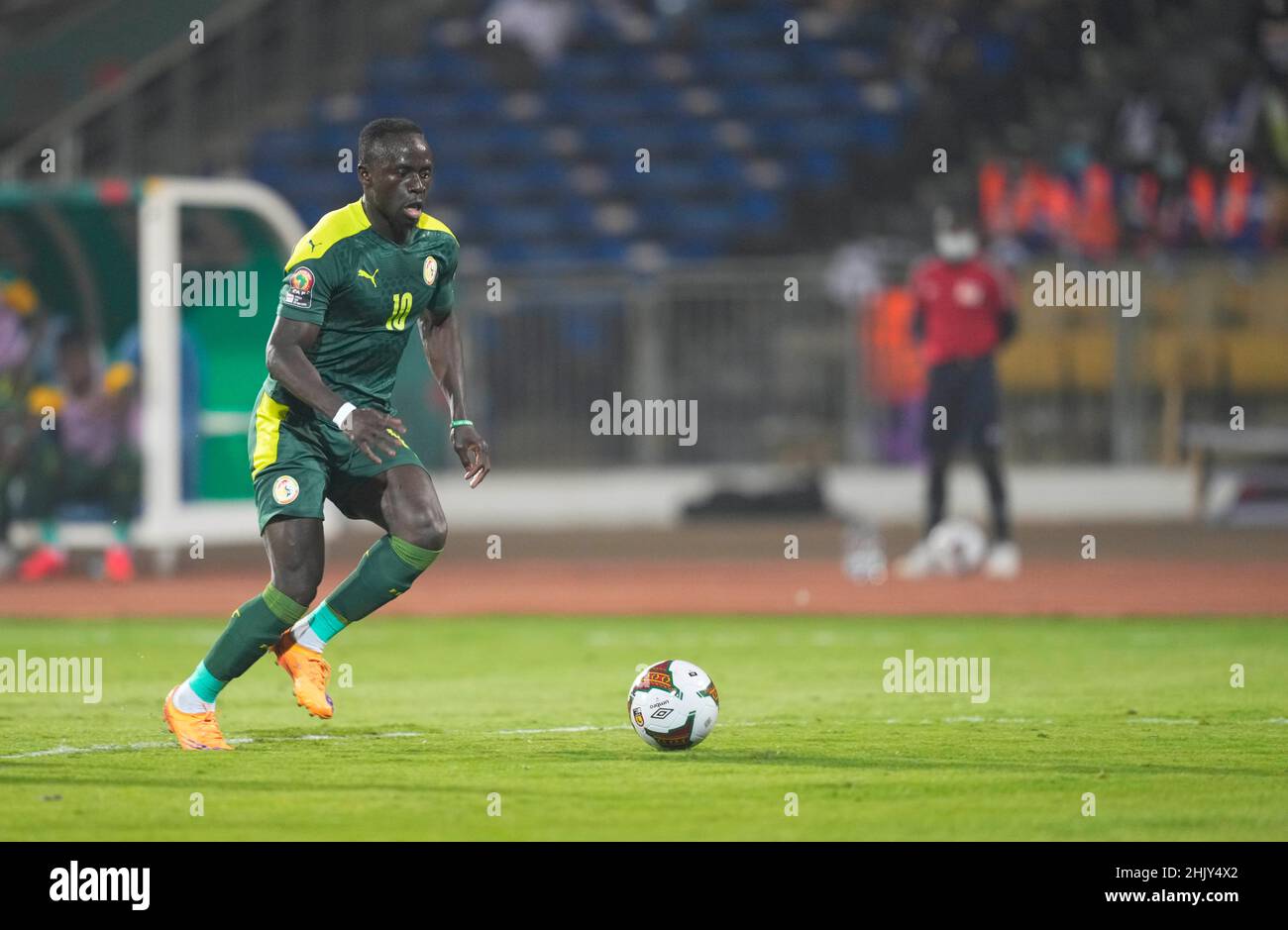 Yaounde, Cameroon, January, 30, 2022: Sadio Mané of Senegal during Senegal versus Equatorial ...