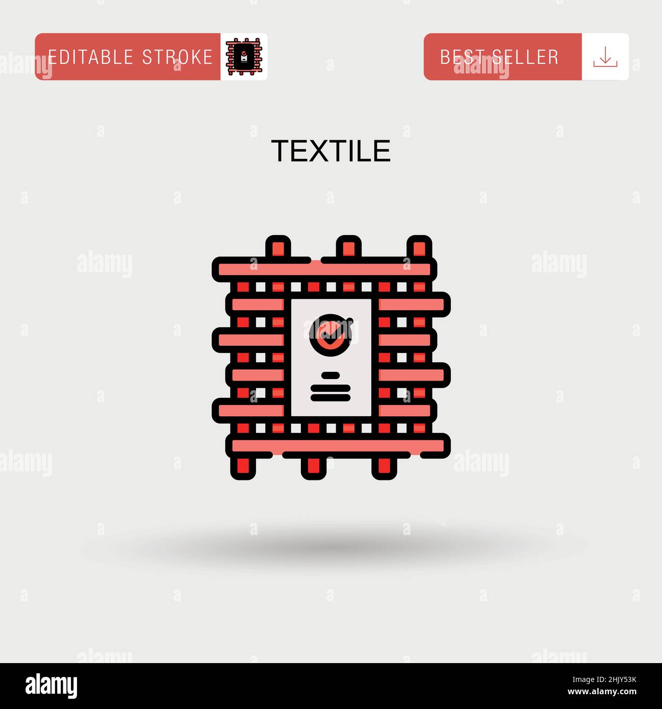 Textile Simple vector icon Stock Vector Image & Art - Alamy