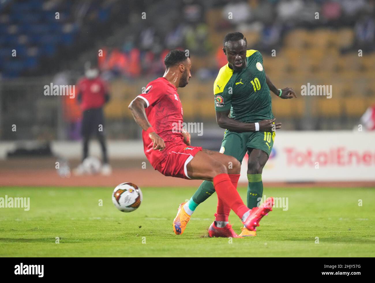 Yaounde, Cameroon, January, 30, 2022: Sadio Mané of Senegal during Senegal versus Equatorial ...