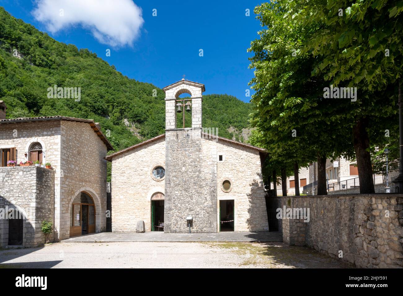 Church of S.Montano, Roccaporena, Cascia, Umbria, Italy, Europe Stock ...