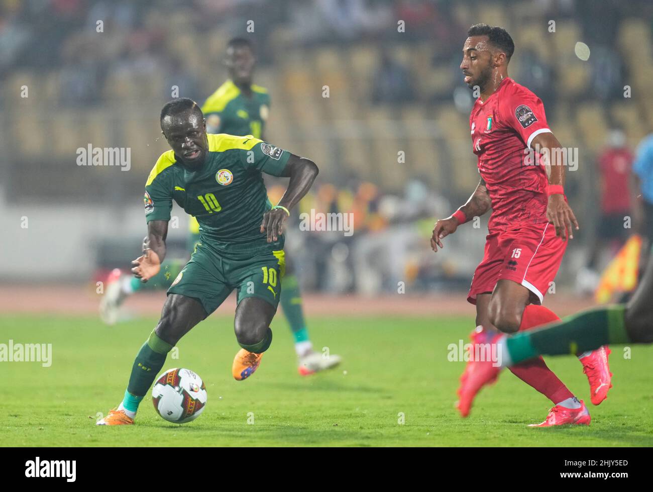 Yaounde, Cameroon, January, 30, 2022: Sadio Mané of Senegal during Senegal versus Equatorial ...