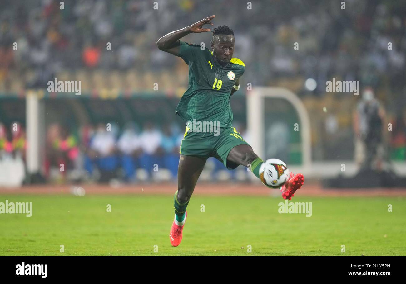 Yaounde, Cameroon, January, 30, 2022: Famara Diédhiou of Senegal during Senegal versus ...