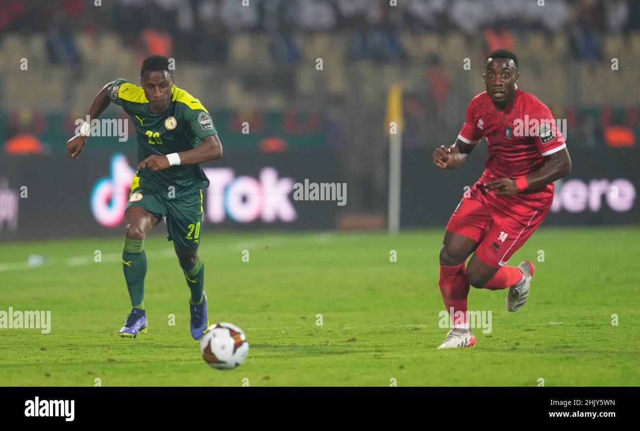 Yaounde, Cameroon, January, 30, 2022: Bouna Sarr of Senegal during Senegal versus Equatorial ...