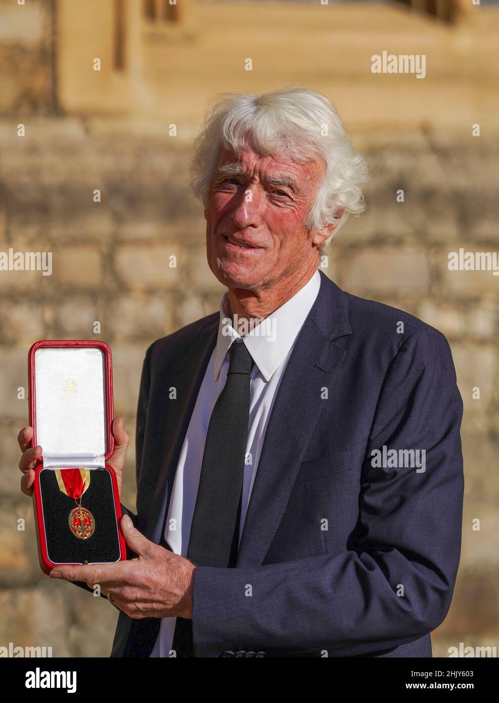 Cinematographer Sir Roger Deakins, from Kingswear, Devon, after being ...