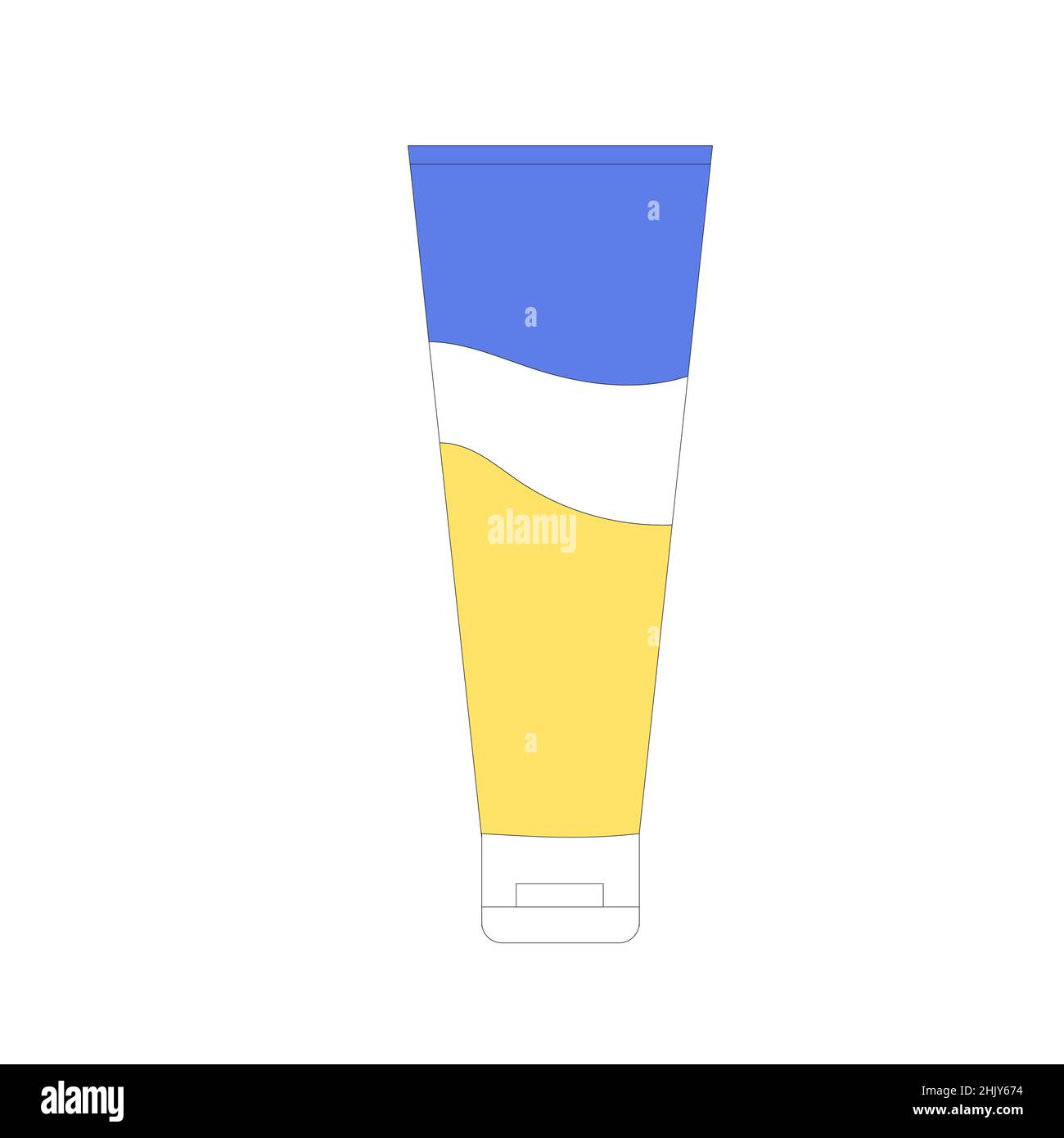 Shampoo or conditioner for curly hair. Vector illustration Stock Vector ...