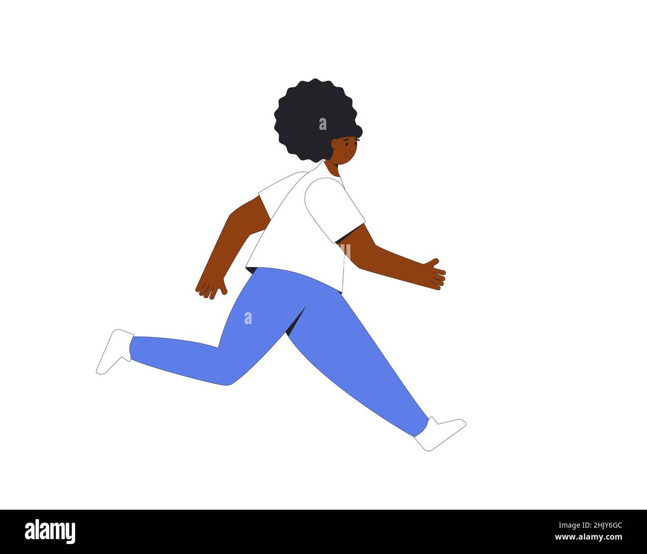 American sprinter Stock Vector Images - Alamy