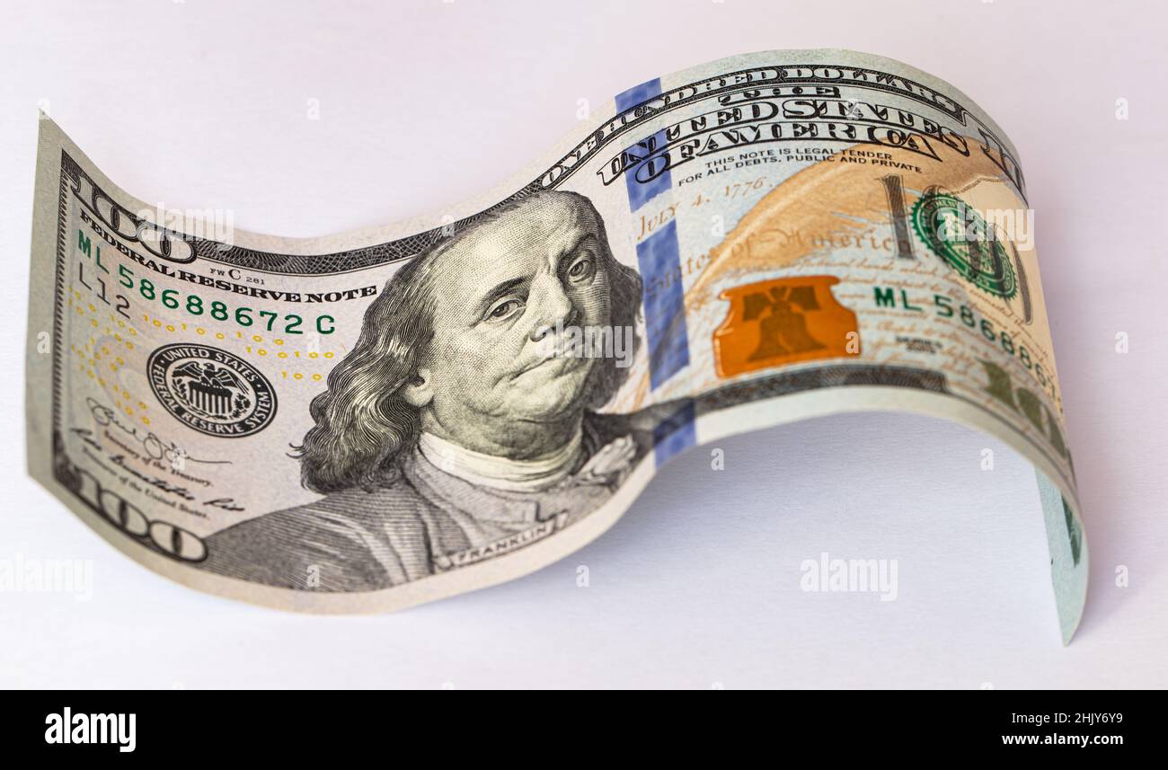 U.S. 100 dollar banknotes background for design purpose Stock Photo - Alamy
