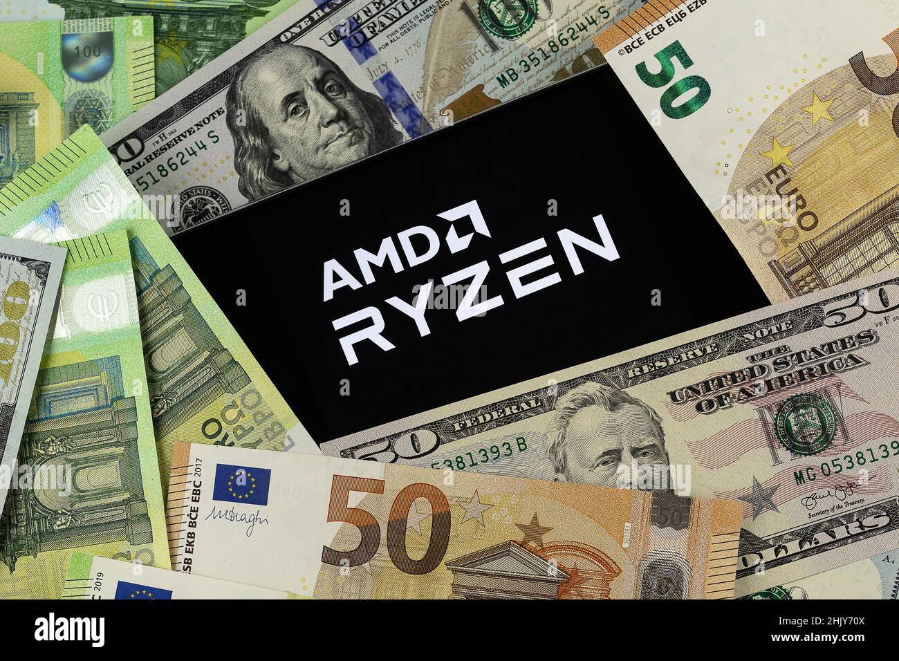 Amd logo design hi-res stock photography and images - Alamy