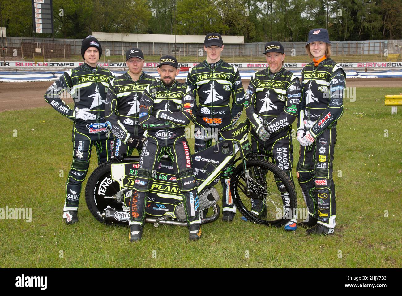Ipswich Witches team. Ipswich Witches Speedway press day. 14 May 2021 ...