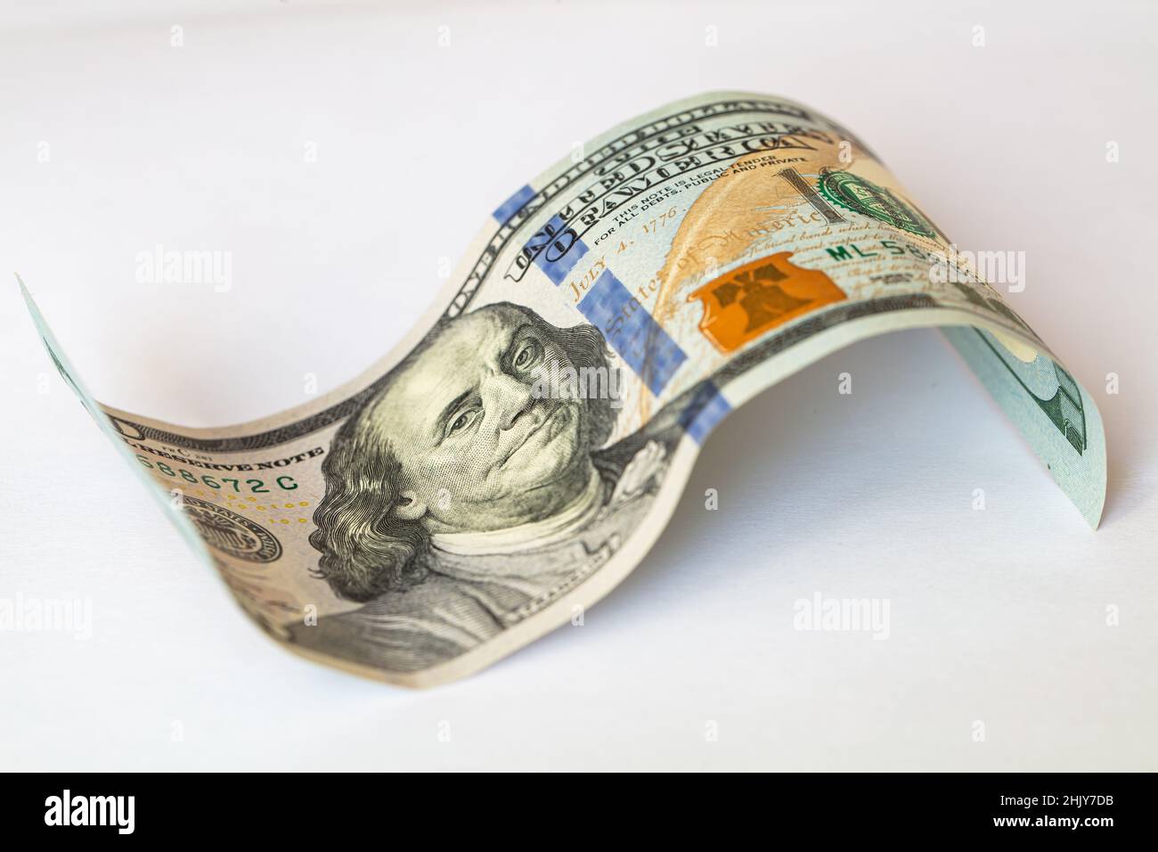 U.S. 100 dollar banknotes background for design purpose Stock Photo - Alamy