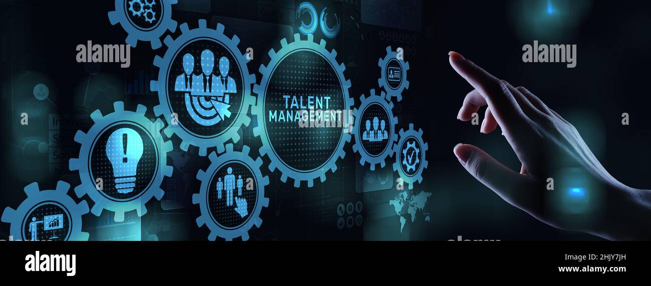 Talent management HR human resources management Team building concept ...