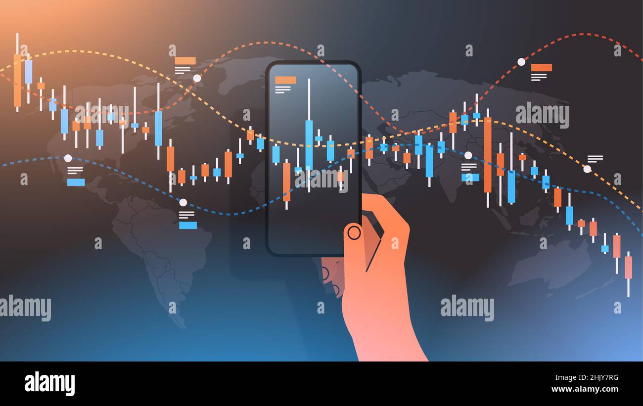 Downward trends Stock Vector Images - Alamy