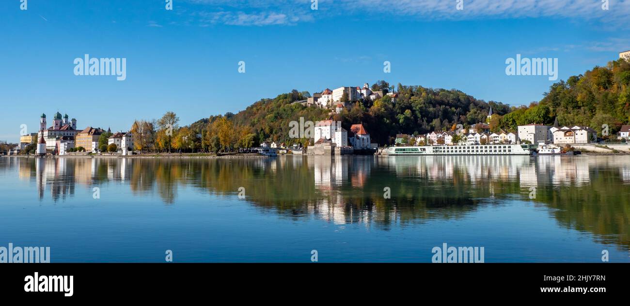 Passau skyline blue sky hi-res stock photography and images - Alamy