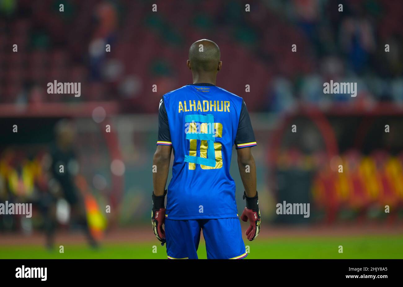 Yaounde, Cameroon, January, 24, 2022: Kassim Abdallah of Comoros during ...