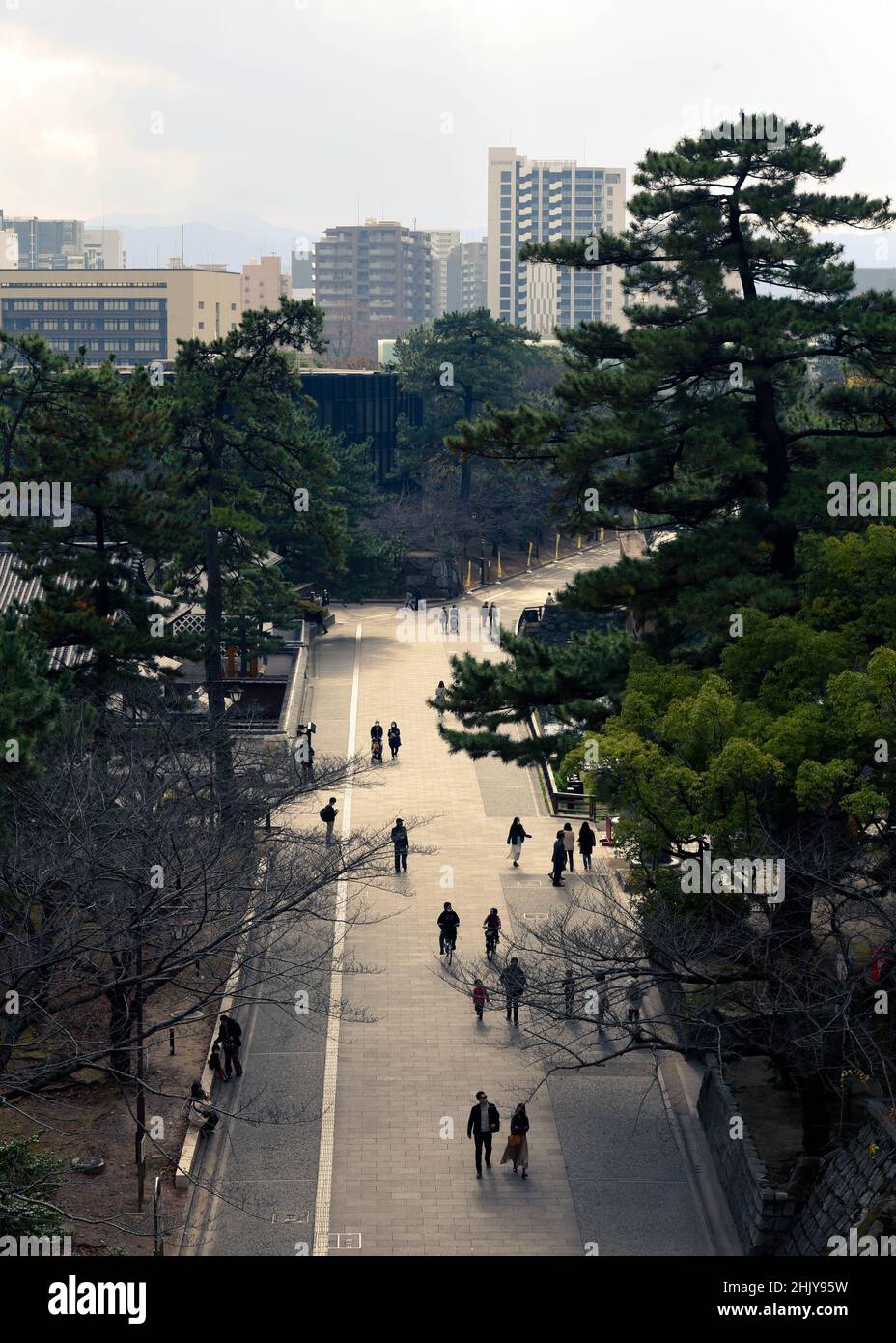 Kokura Castle Path Walk in Kitakyushu City, Fukuoka, Japan Stock Photo ...