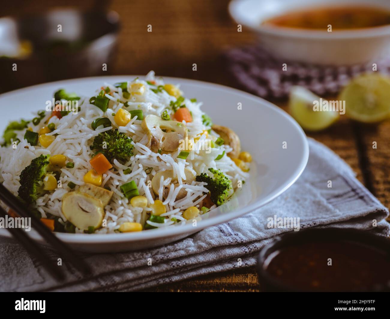 FOOD Fried rice Stock Photo - Alamy