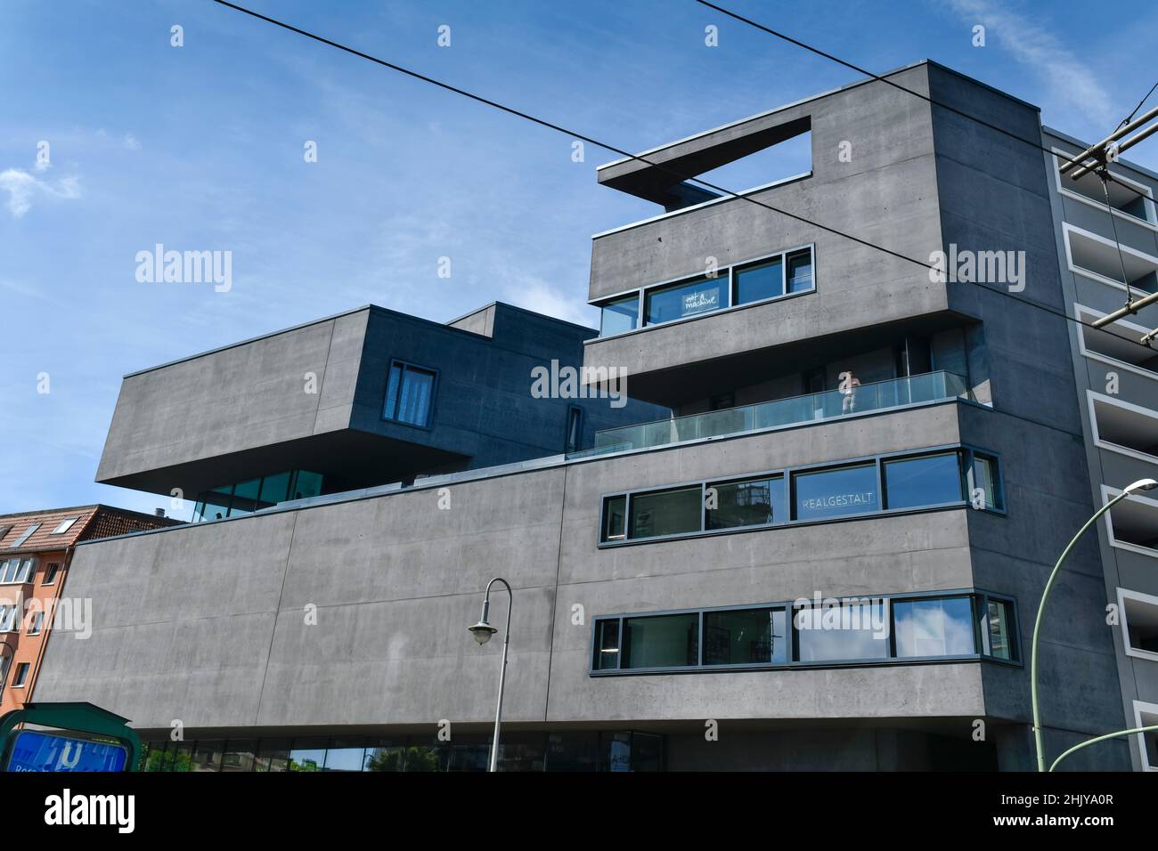 Wohnhaus L40 von Architekt Roger Bundschuh, Linienstraße, Rosa ...