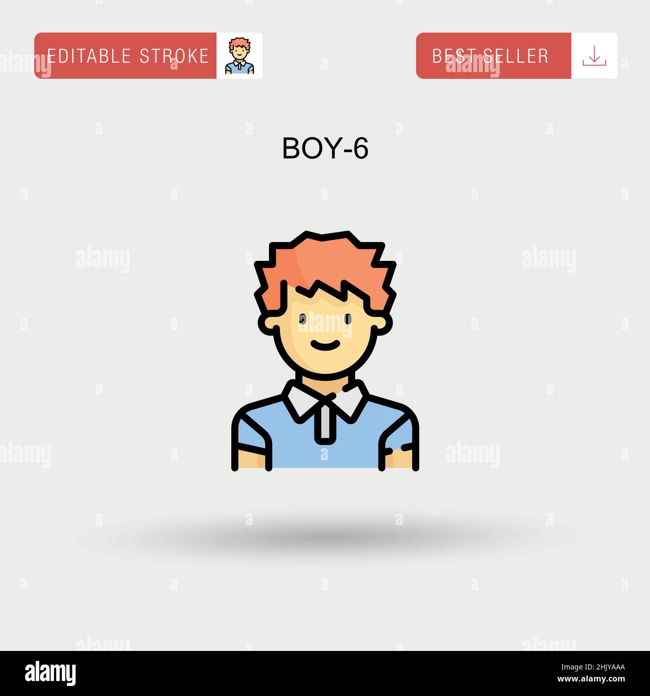 Boy school 6 years Stock Vector Images - Alamy