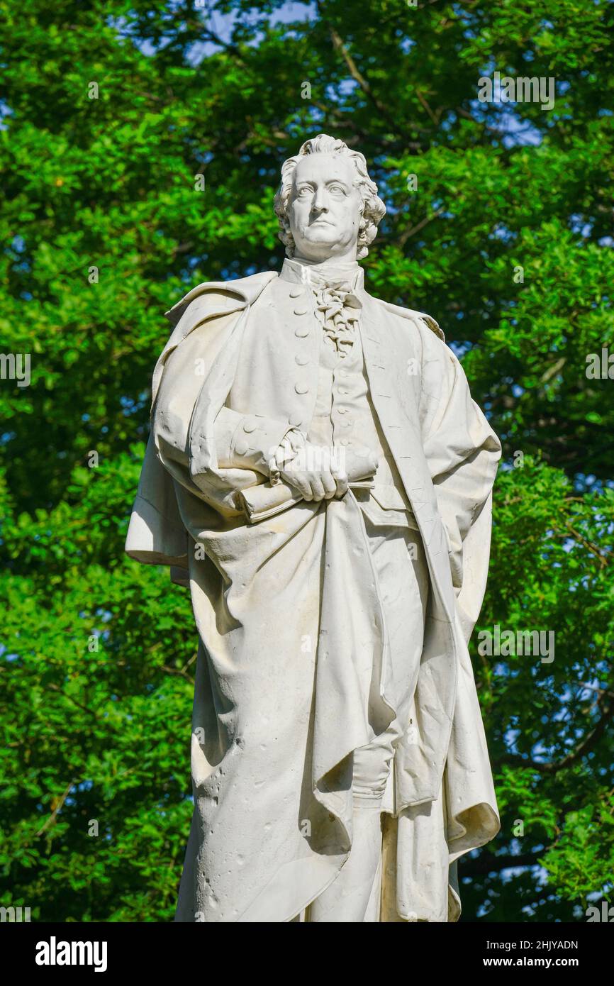 Goethe-Denkmal, Tiergarten, Mitte, Berlin, Deutschland Stock Photo - Alamy