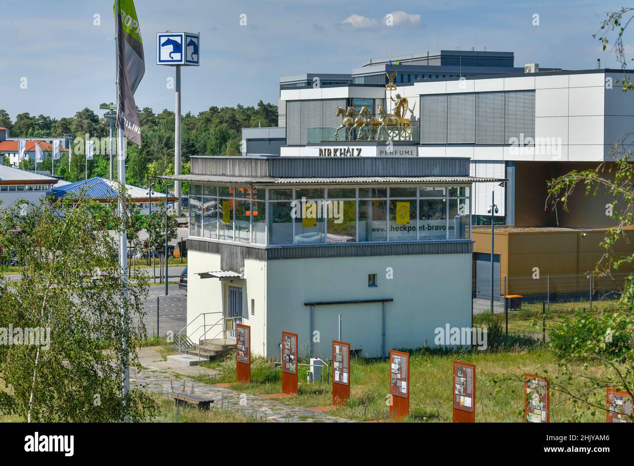 Wachturm, Gedenkstätte, Checkpoint Bravo, Drewitz-Dreilinden ...