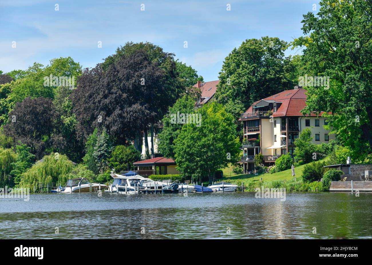 Villen, Kleiner Wannsee, Steglitz-Zehlendorf, Berlin, Deutschland Stock ...