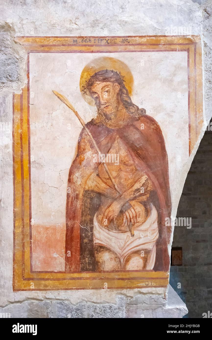 Abbey of San Clemente al Vomano, Interior, Fresco, Guardia Vomano ...