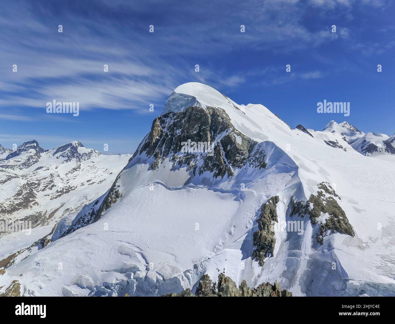 Breithorn, Wallis, Schweiz Stock Photo - Alamy
