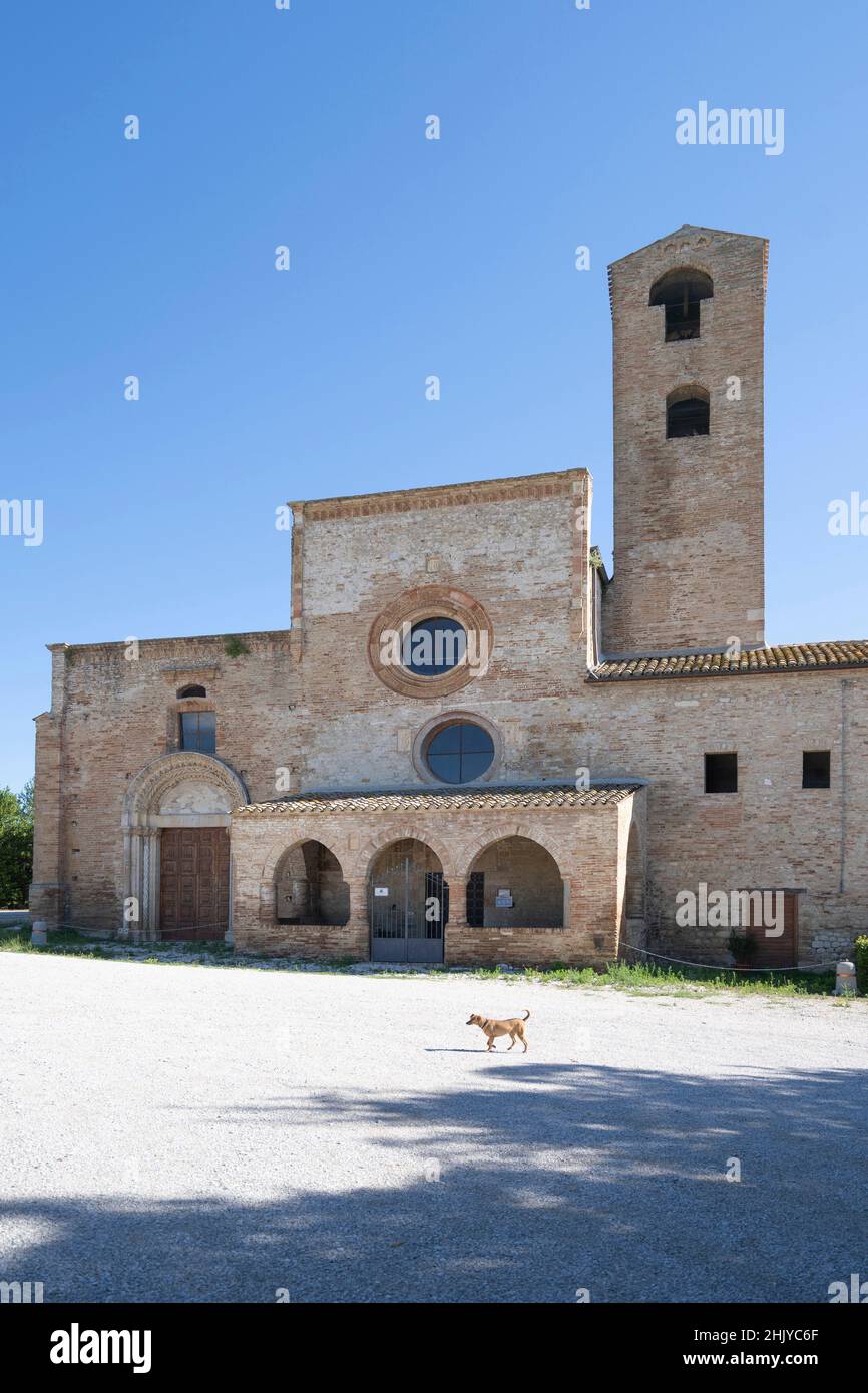 Church of Santa Maria di Propezzano, Notaresco, Abruzzo, Italy, Europe ...