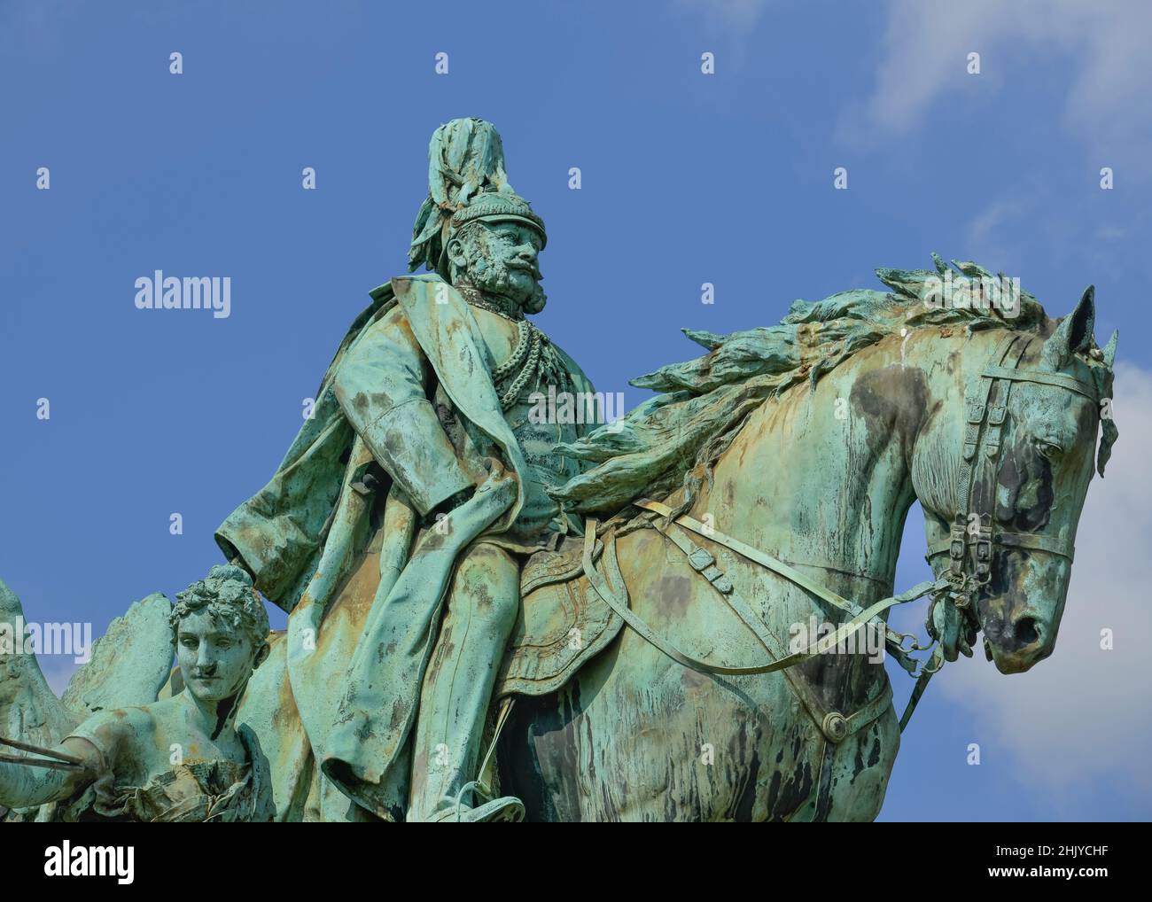 Kaiser-Wilhelm-I.-Denkmal, Martin-Luther-Platz, Düsseldorf, Nordrhein ...