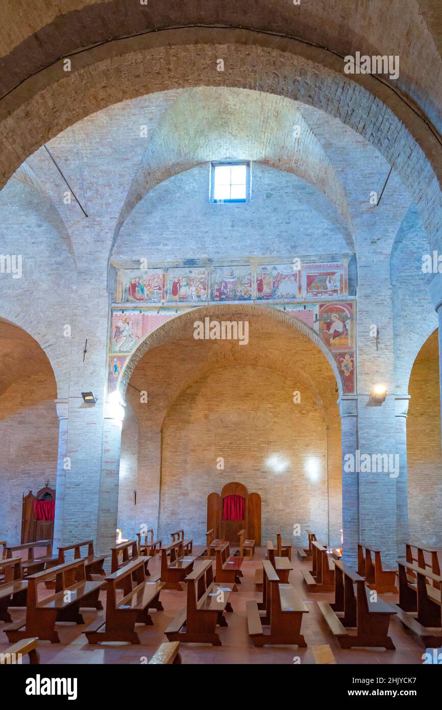 Church of Santa Maria di Propezzano, Notaresco, Abruzzo, Italy, Europe ...