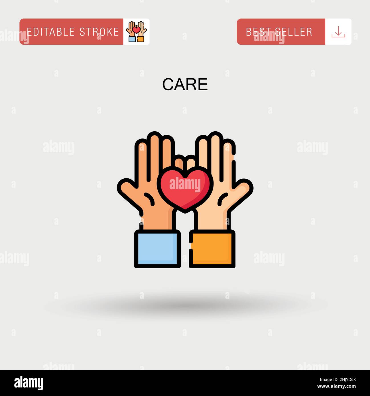 Elderly social care Stock Vector Images - Alamy