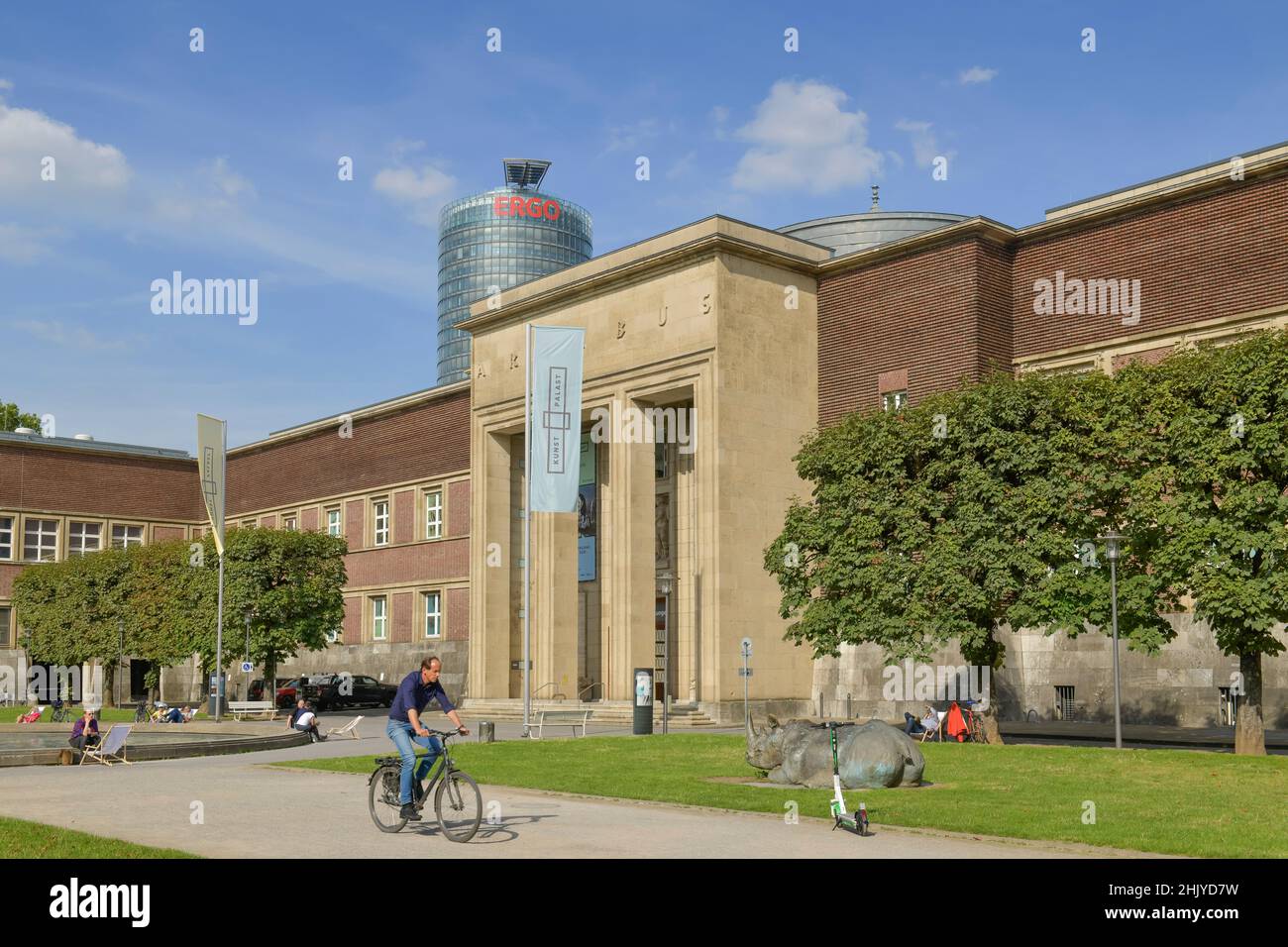 Kunstpalast, Ehrenhof, Düsseldorf, Nordrhein-Westfalen, Deutschland ...
