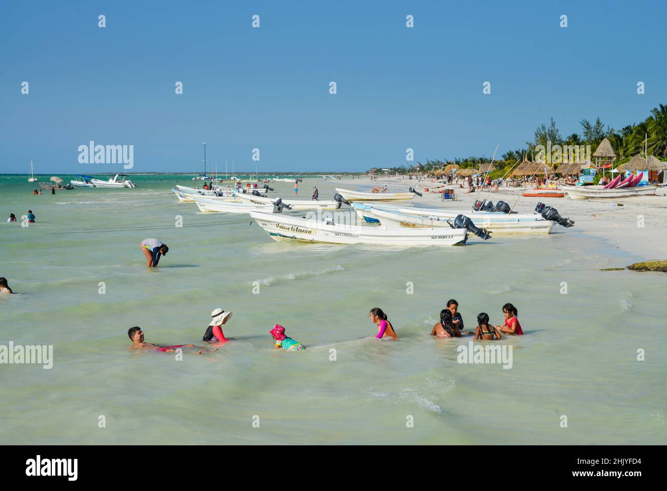 Sandstrand, Isla Holbox, Quintana Roo, Mexiko Stock Photo - Alamy