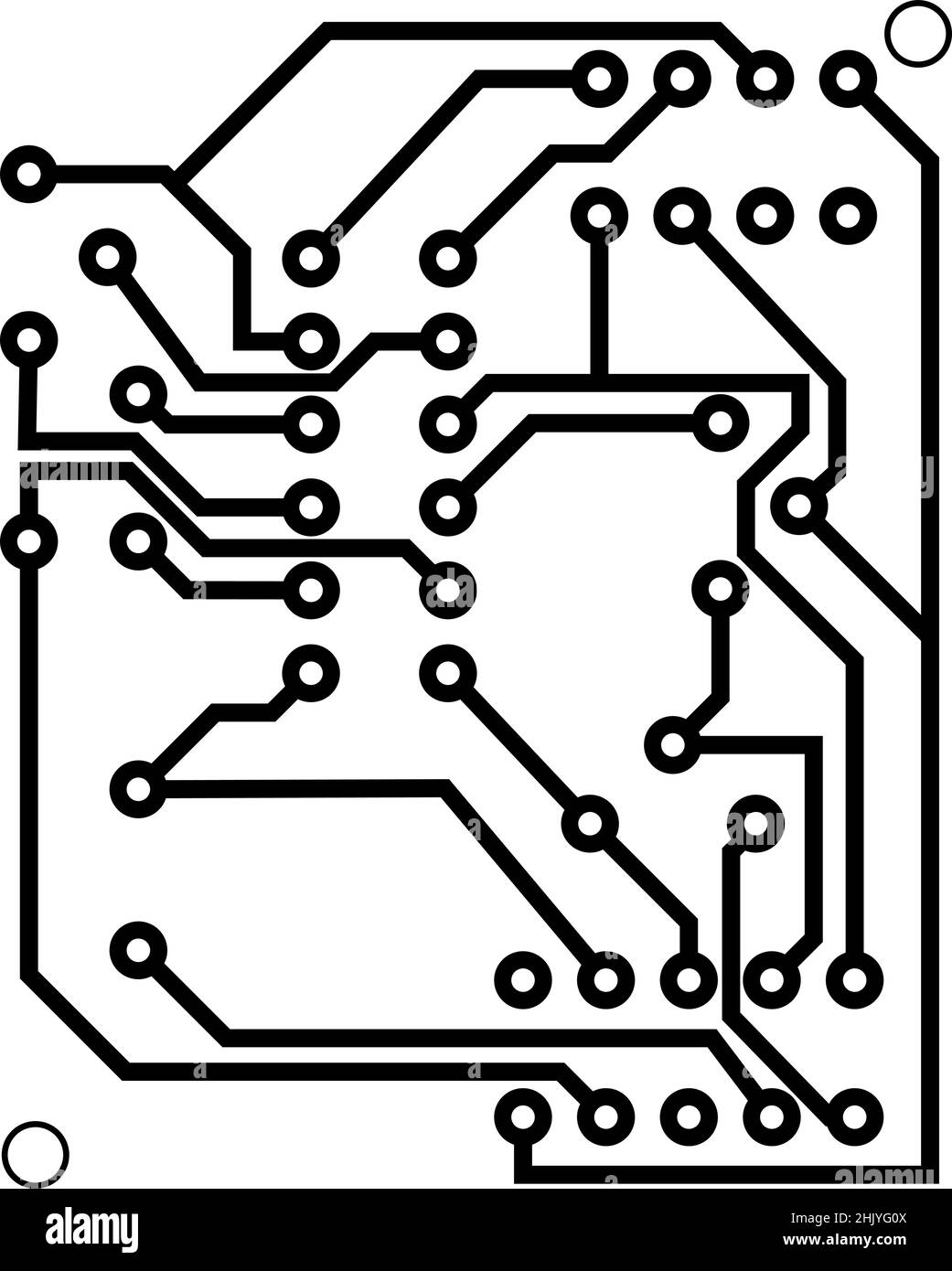 Electric scheme for design use. Vector illustration Stock Vector Image ...