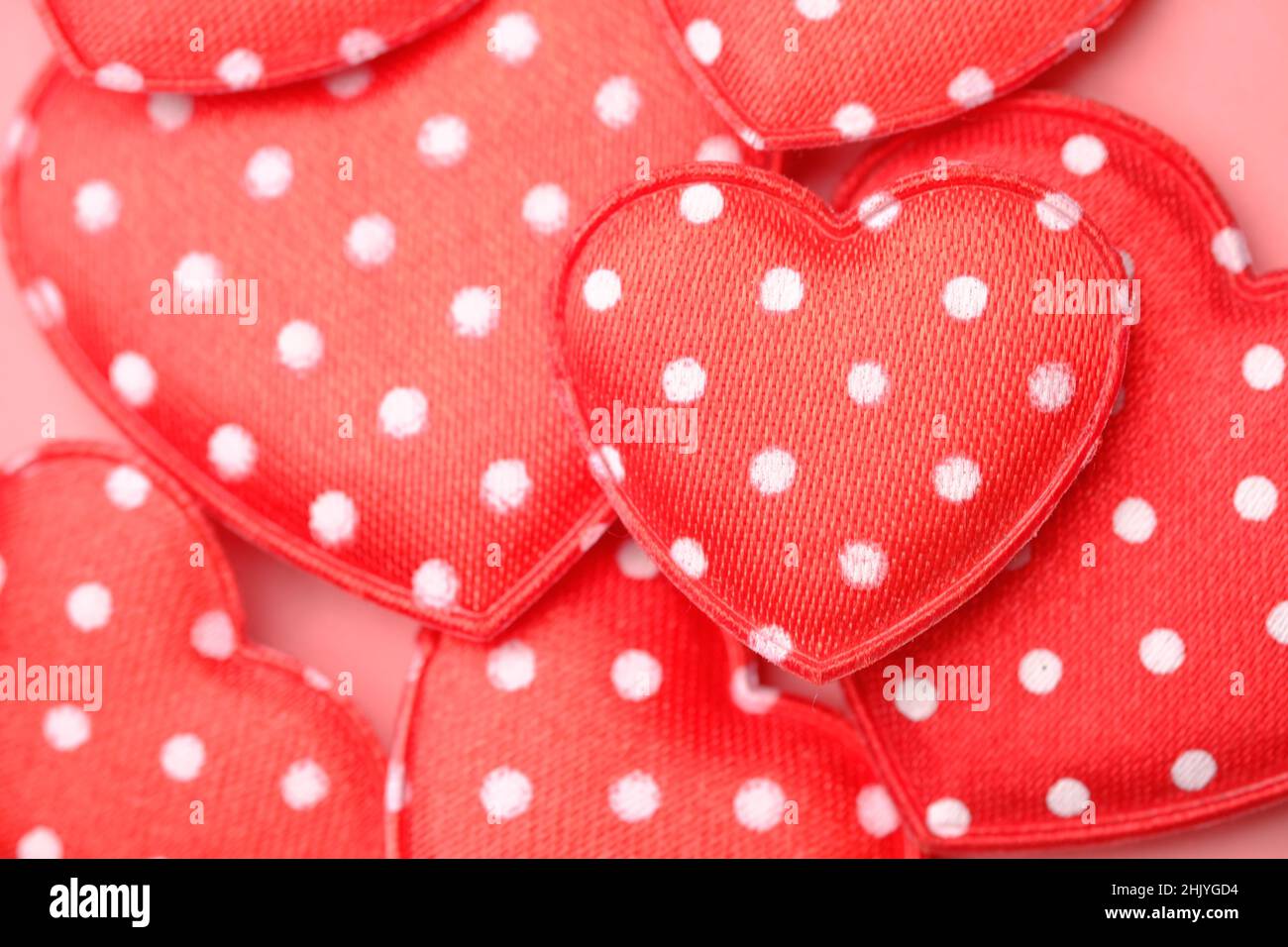 smart heart shape symbol on red background Stock Photo - Alamy