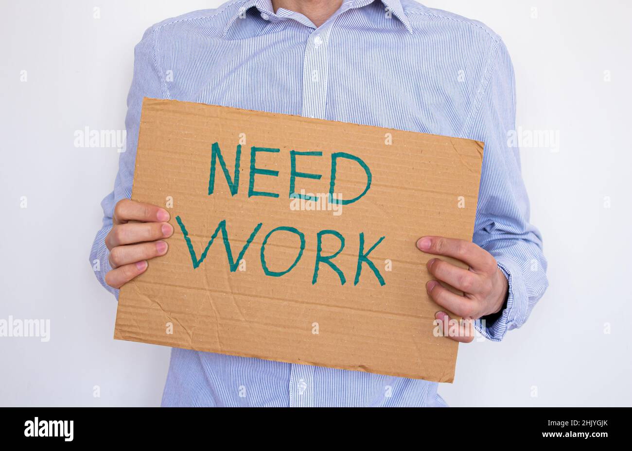Work cardboard hi-res stock photography and images - Alamy