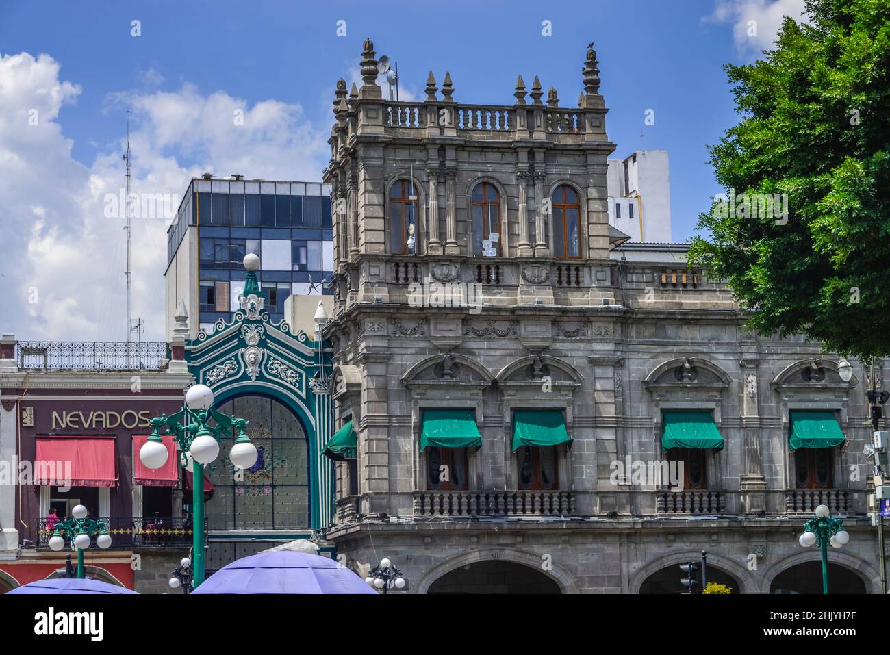 Palacio Municipal, Puebla, Mexiko Stock Photo - Alamy