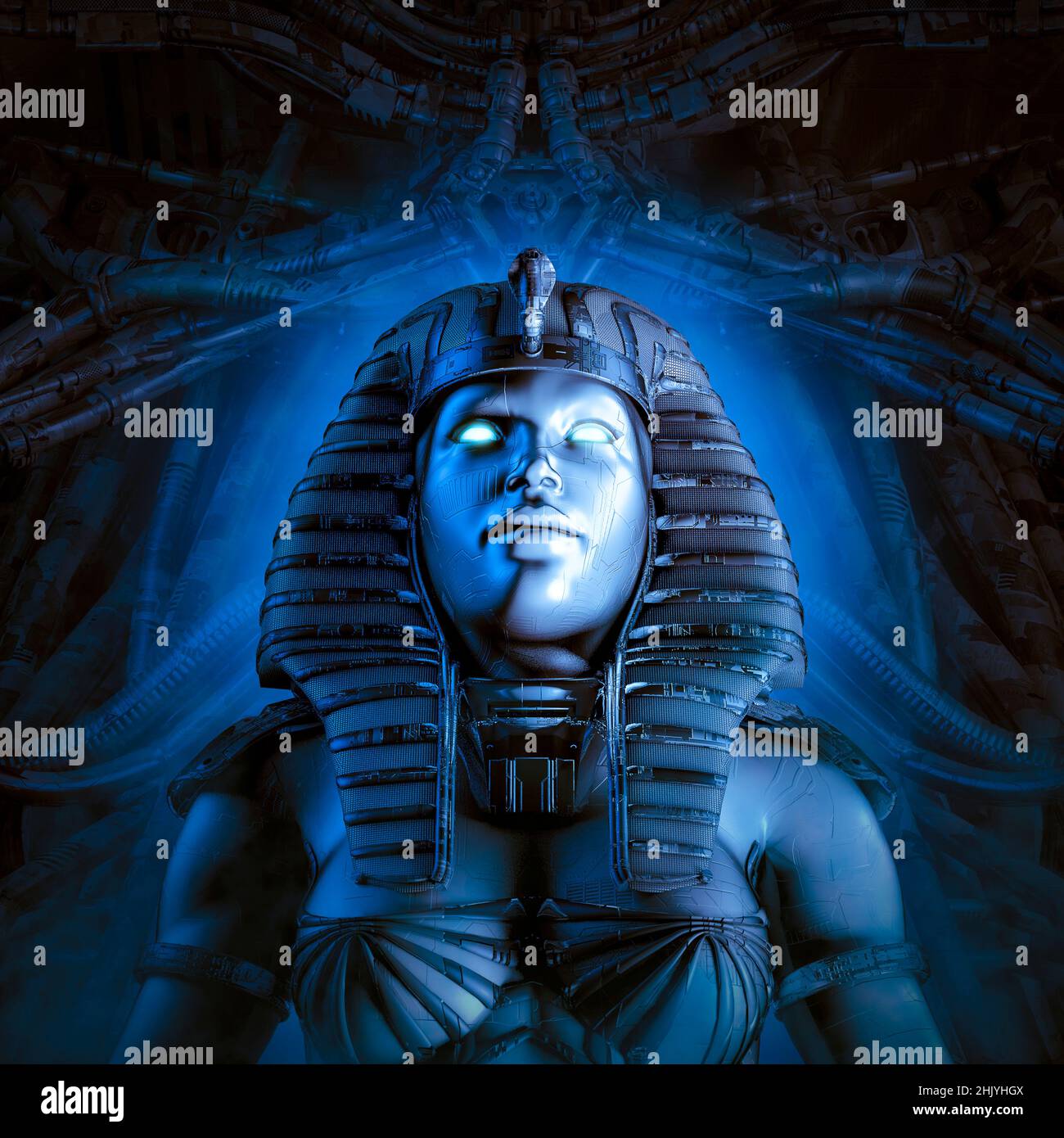 Egyptian temple 3d illustration hi-res stock photography and images - Alamy