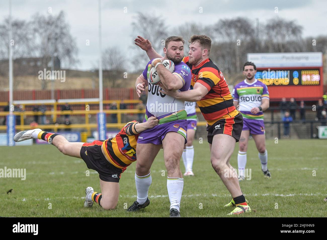 Dewsbury, England - 30 January 2022 - Ant Walker of Bradford Bulls in ...
