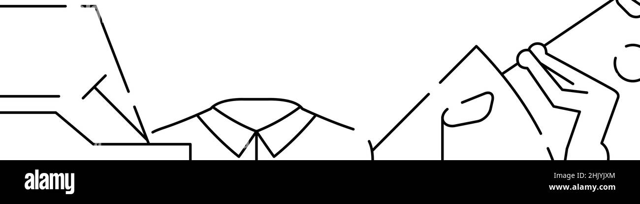 Golf club related horizontal banner or bottom border template ...