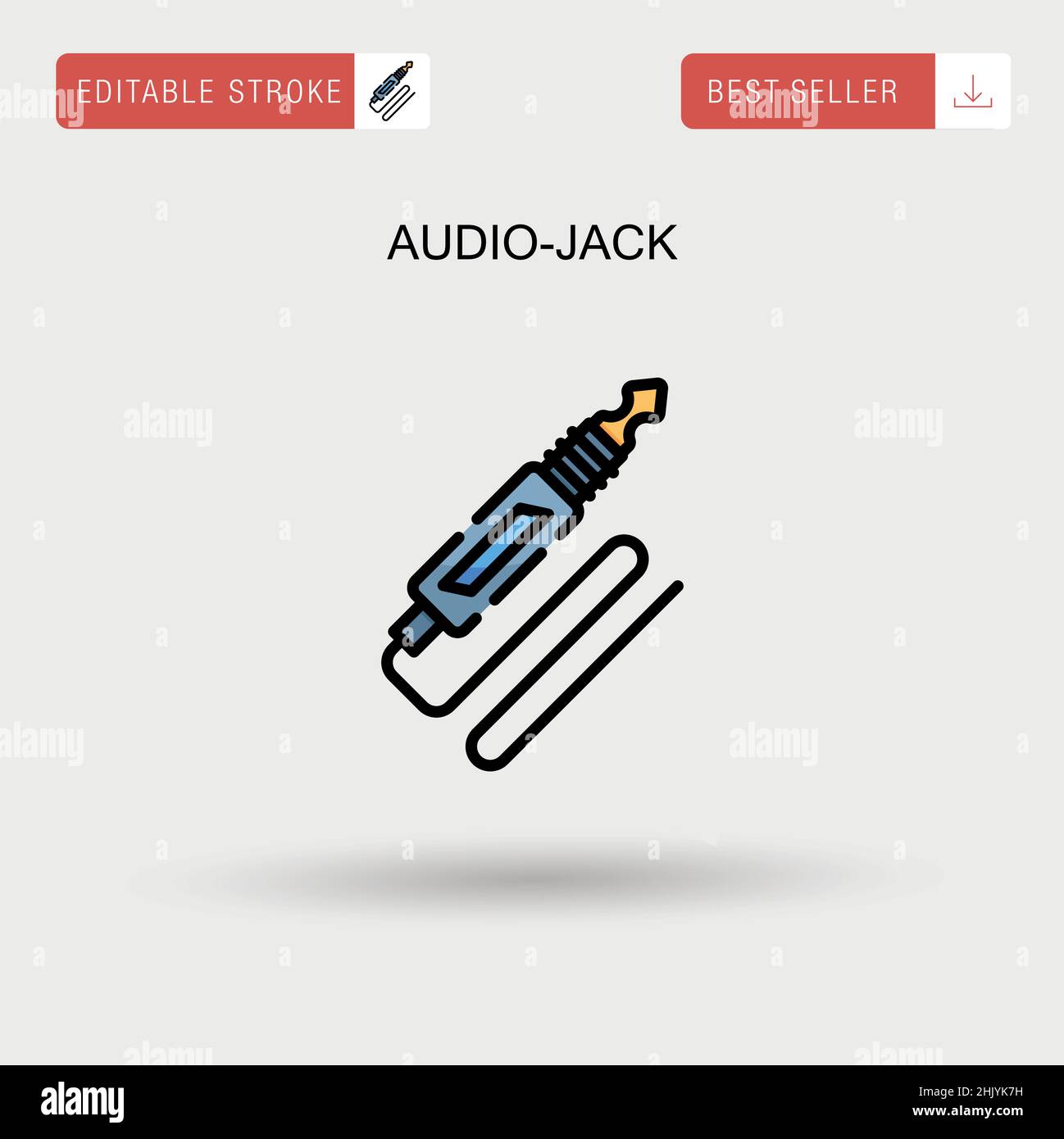 Headphones jack Stock Vector Images - Alamy