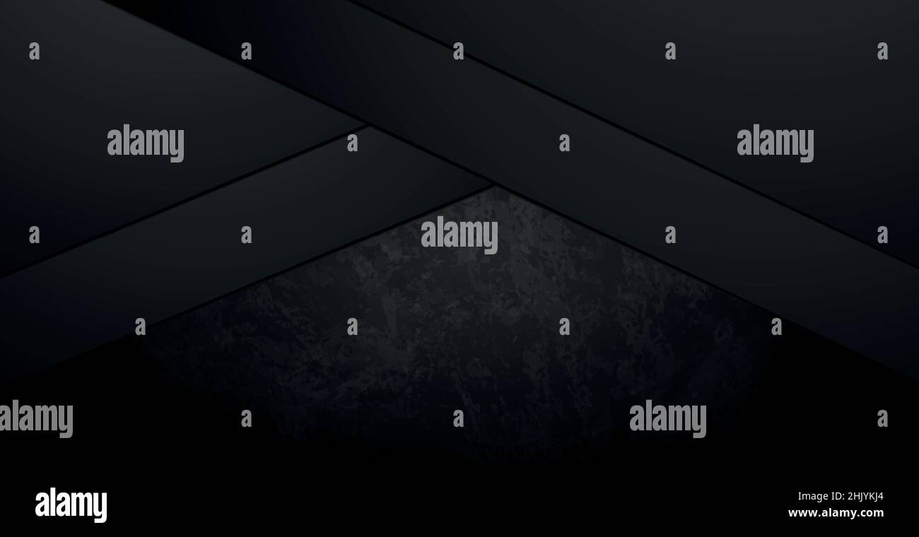 Black abstract textured grunge web background - Vector illustration ...