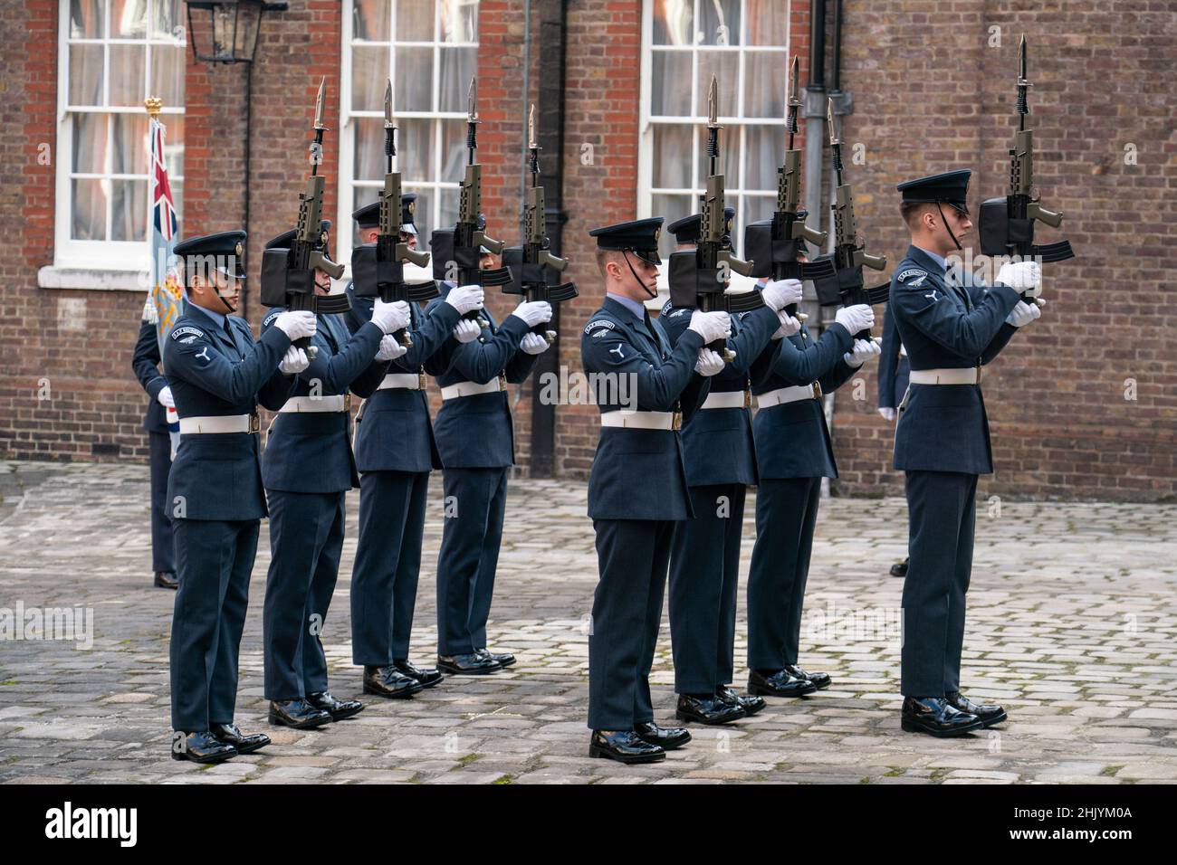 The Queen's Colour Squadron, who feature in the Guinness Book of ...