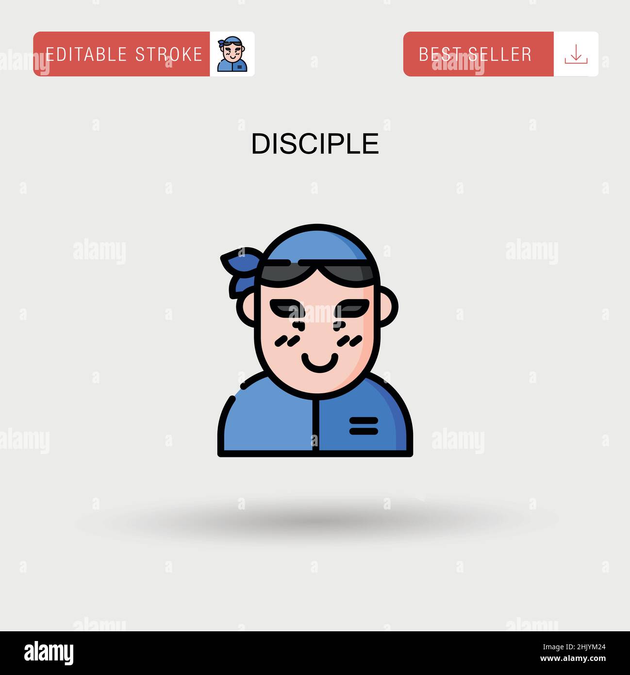 Disciple Simple vector icon Stock Vector Image & Art - Alamy