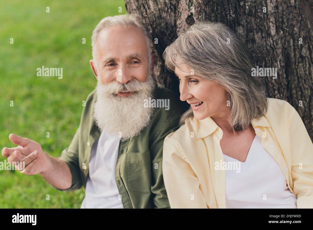 Photo of happy old cheerful grey haired retired pensioner happy people ...